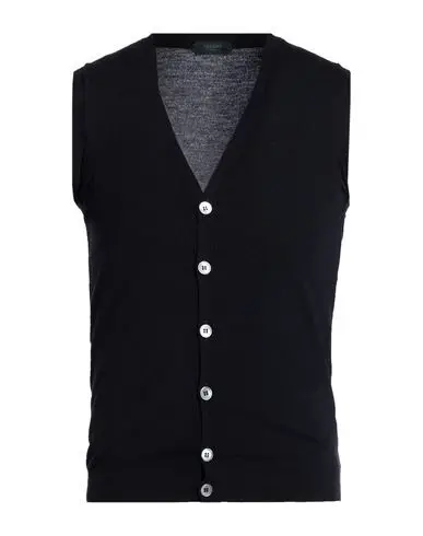 ZANONE Sleeveless Virgin Wool And Cashmere Cardigan - Blue