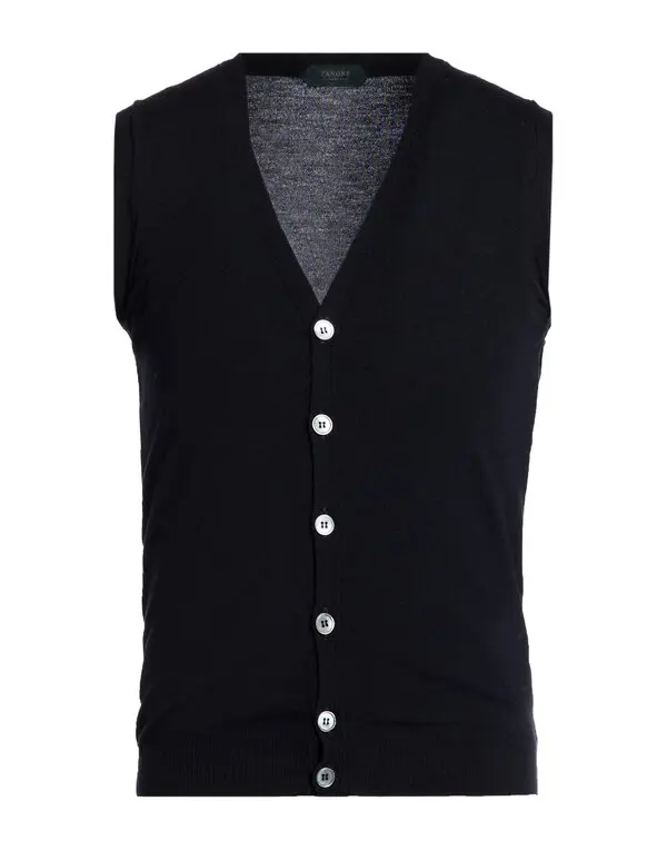 ZANONE Sleeveless Virgin Wool And Cashmere Cardigan