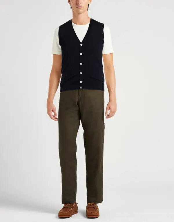 ZANONE Sleeveless Virgin Wool And Cashmere Cardigan