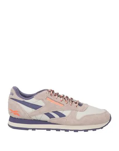 REEBOK Sneakers Taupe Size Leather, Textile Fibers - Grey