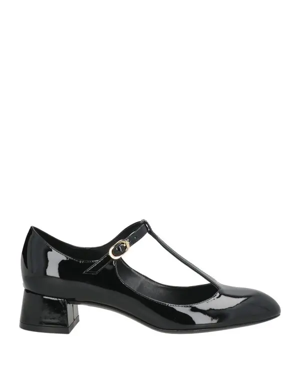 STUART WEITZMAN Patent Leather T-bar Pumps