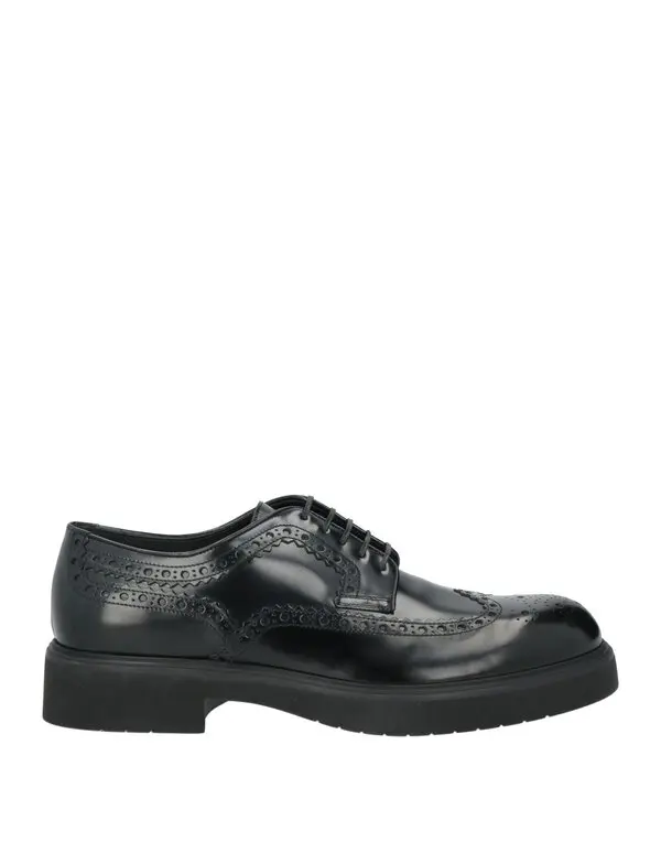 FERRAGAMO Calfskin Brogue Lace-up Shoes