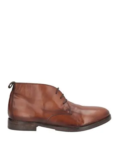 Moma Ankle Boots Tan Size Leather - Brown