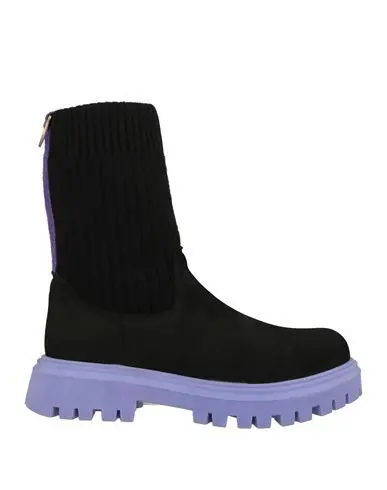NILA & NILA Ankle Boots Size Leather, Textile Fibers - Black