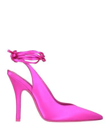 Attico Textile Fiber Pumps - Fuchsia