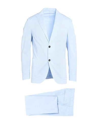 Incotex Suit Pastel Size Cotton, Elastane - Blue