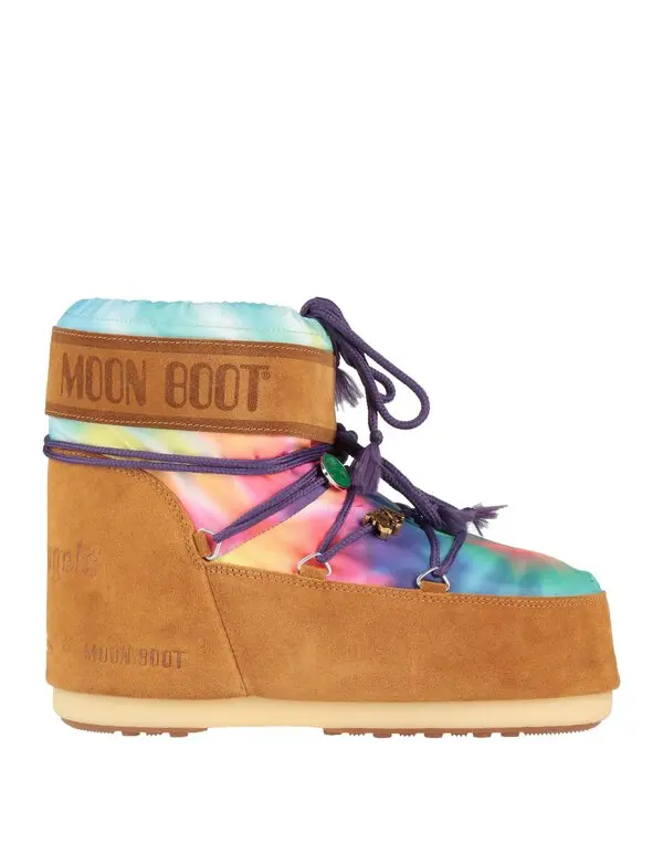 PALM ANGELS X MOONBOOT Leather & Textile Ankle Boots