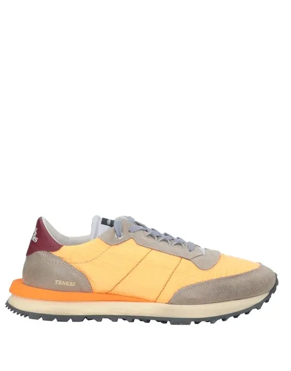 HIDNANDER Textile Fibers And Leather Sneakers