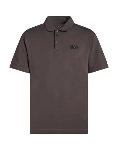 EA7 Polo Shirt Size Cotton, Elastane - Grey