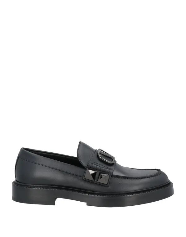 Valentino Garavani Leather Loafers With Embellished Detailing