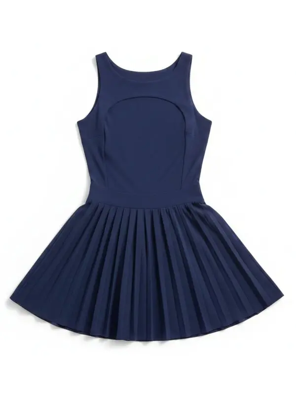 ALTRA VOLTA Open Back Tennis Dress - Blue