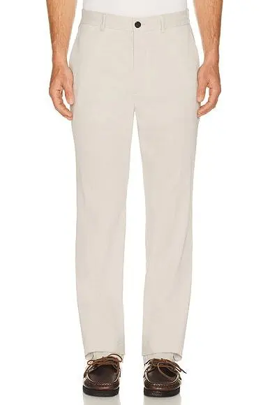 Theory Standard Pant In Good Linen - Silver Cloud