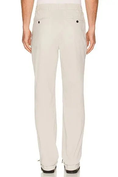Theory Standard Pant In Good Linen - Silver Cloud