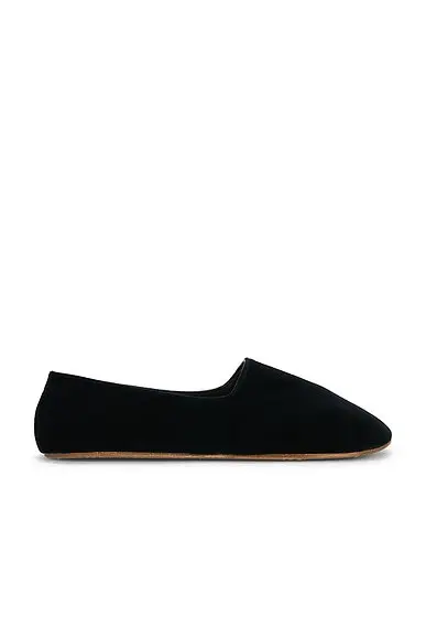 THE ROW Ponti Velvet Slipper