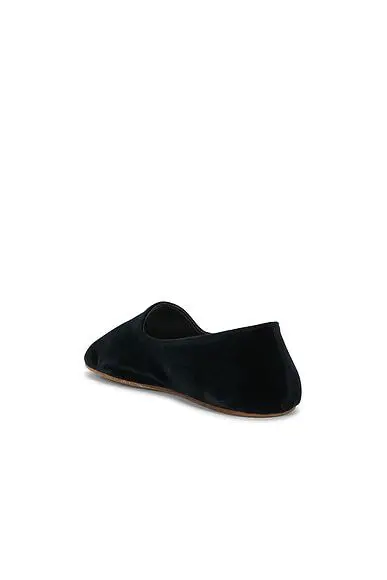THE ROW Ponti Velvet Slipper