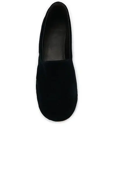 THE ROW Ponti Velvet Slipper
