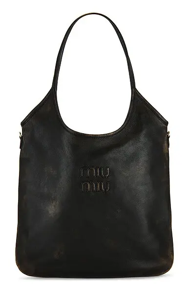 Miu Miu Ivy Nappa Leather Tote Bag
