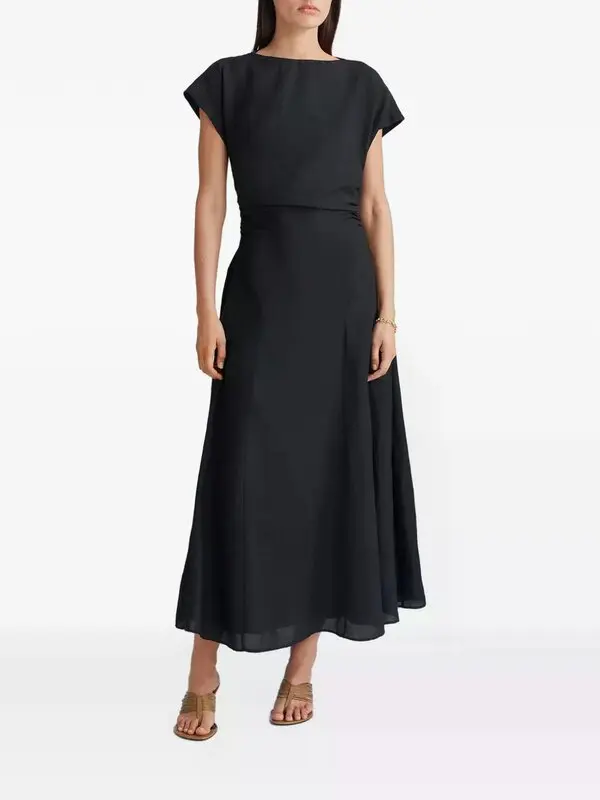 Anna Quan Skyla Gathered Midi Dress