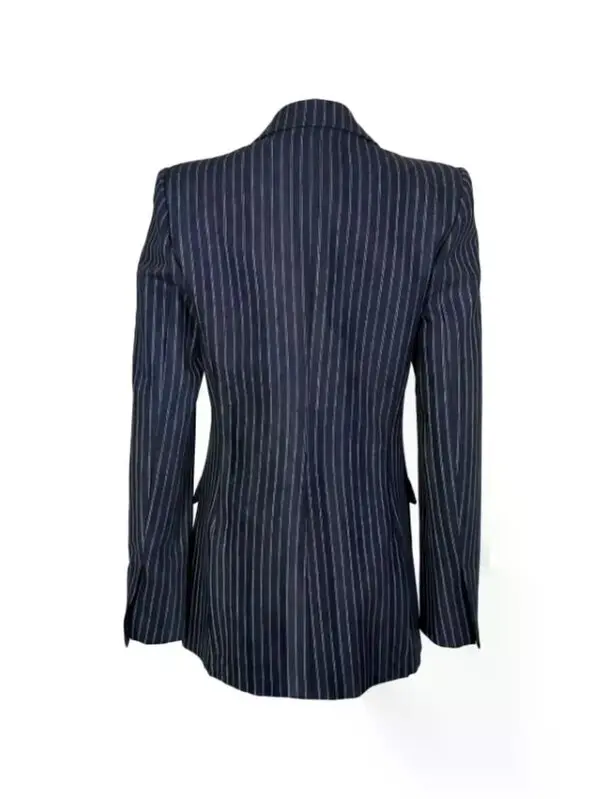 Pinko Double-breasted Pinstripe Blazer