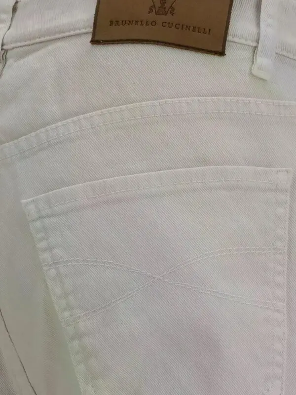 Brunello Cucinelli Light Grey Denim Jeans - Neutrals