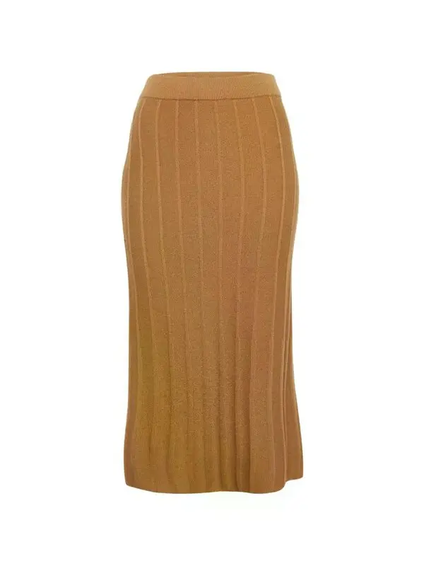 Max Mara Midi Ribbed-knit Skirt