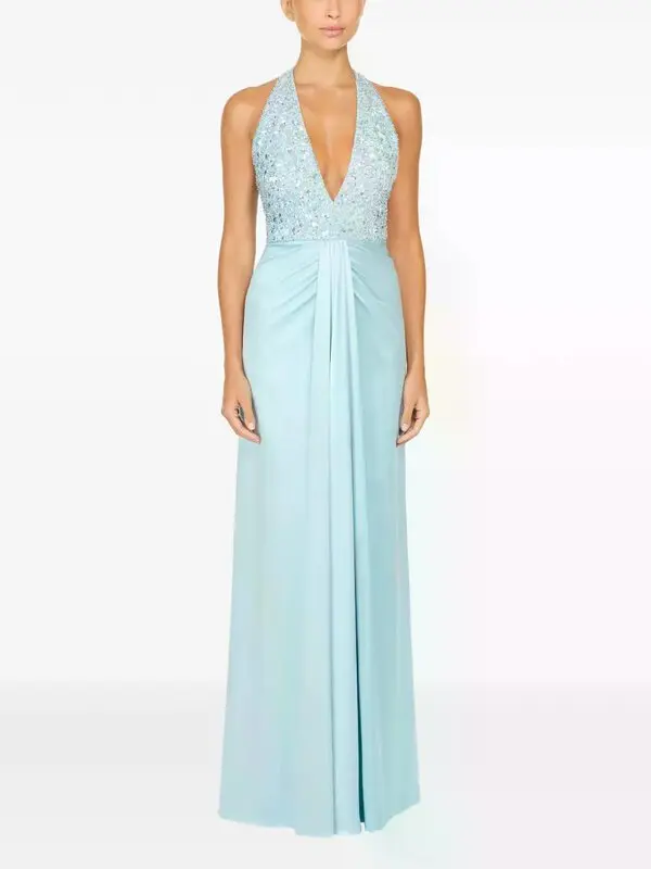 Jenny Packham Namira Halterneck Dress