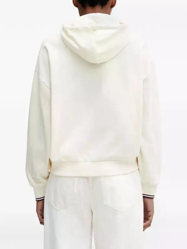 Fred Perry Logo Embroidered Zip-up Hoodie