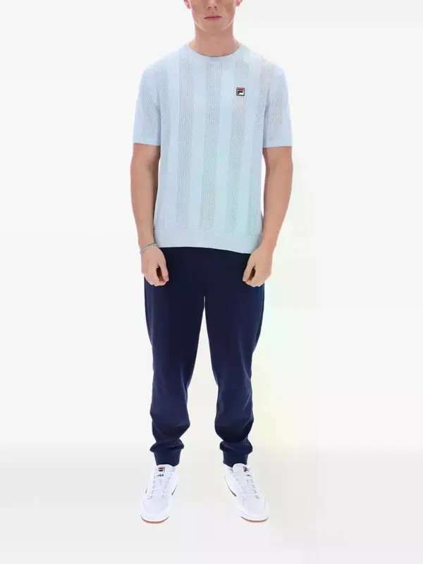 FILA Skyway Corrado Knitted-panel T-shirt