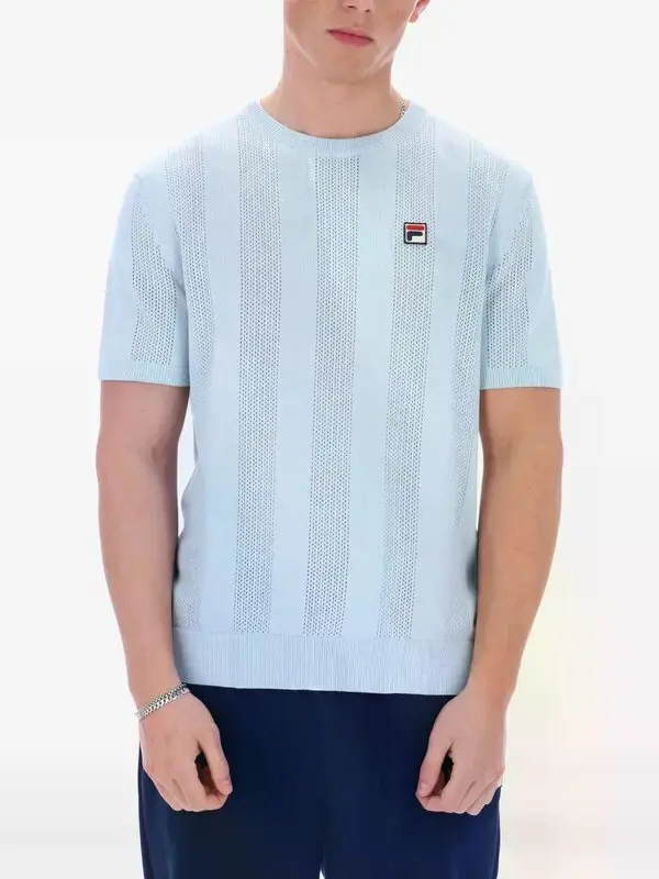 FILA Skyway Corrado Knitted-panel T-shirt