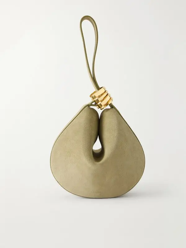 AMANU Zambia Suede Mini Bag - Green