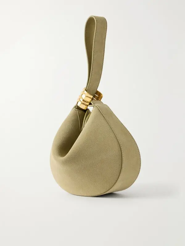 AMANU Zambia Suede Mini Bag - Green