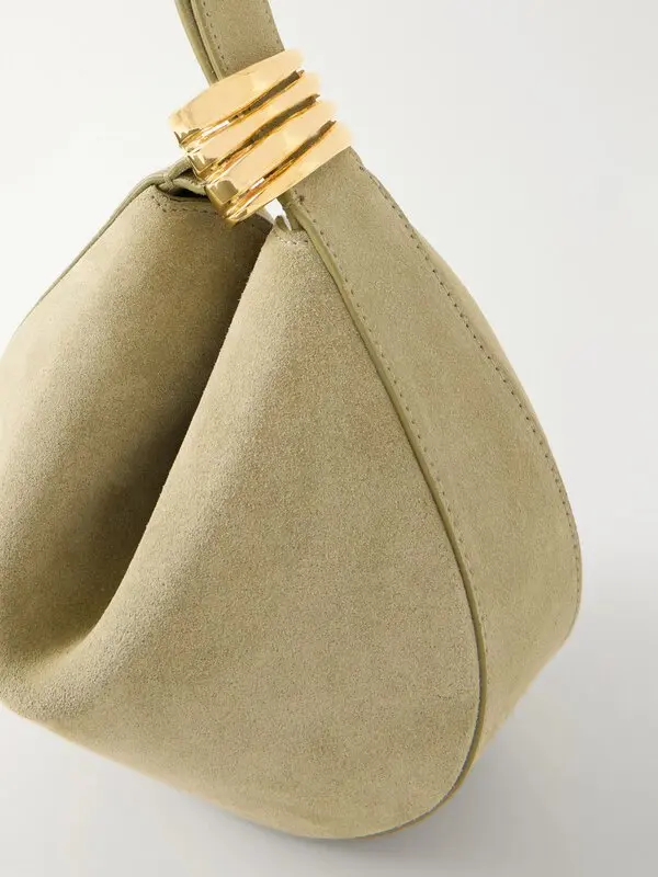 AMANU Zambia Suede Mini Bag - Green
