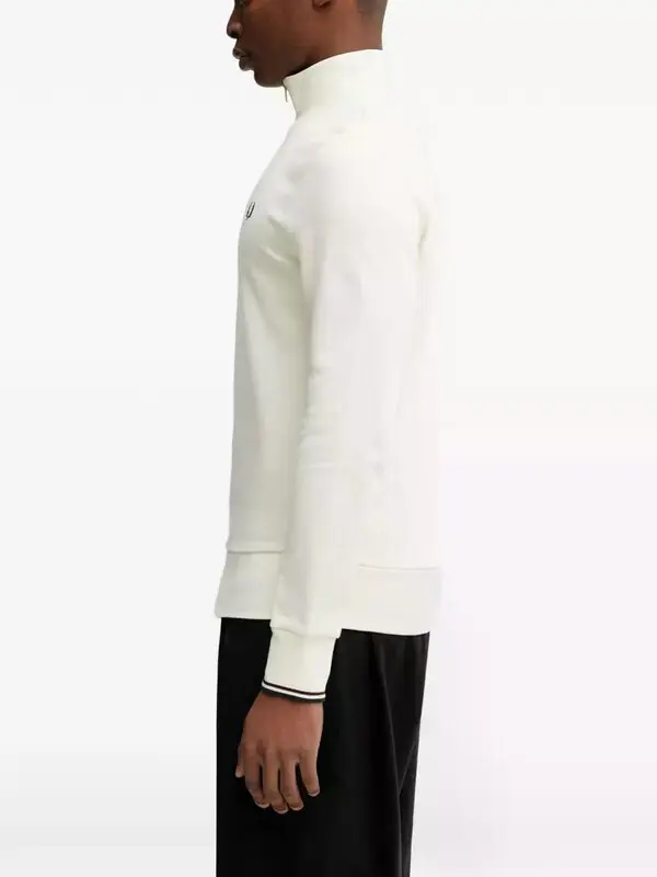 Fred Perry Half-zip Embroidered Logo Sweater