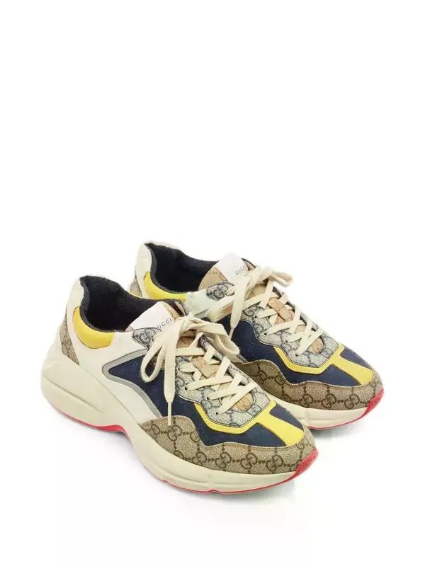 Gucci Rhyton Gg Supreme Canvas Sneakers