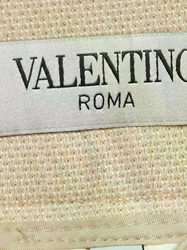 Valentino Garavani Textured Pleated Midi Skirt