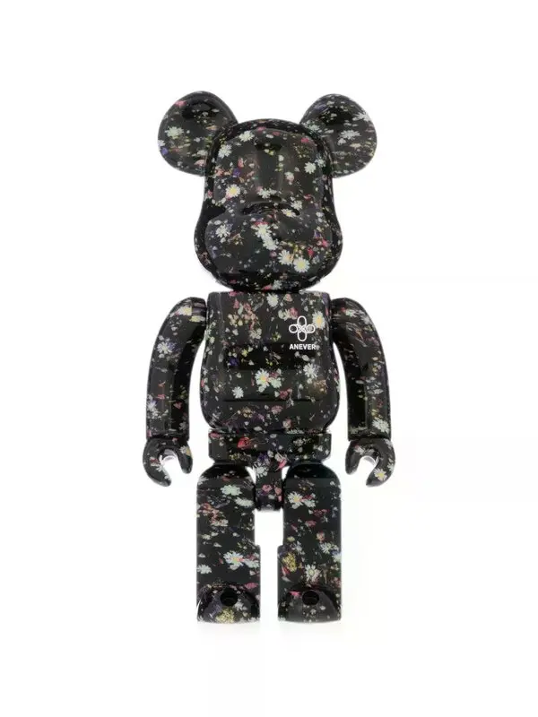 MEDICOM TOY Be@rbrick Anever Floral-print Collectible - Black