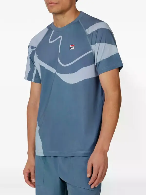 FILA Abstract Print Raglan Sleeve T-shirt