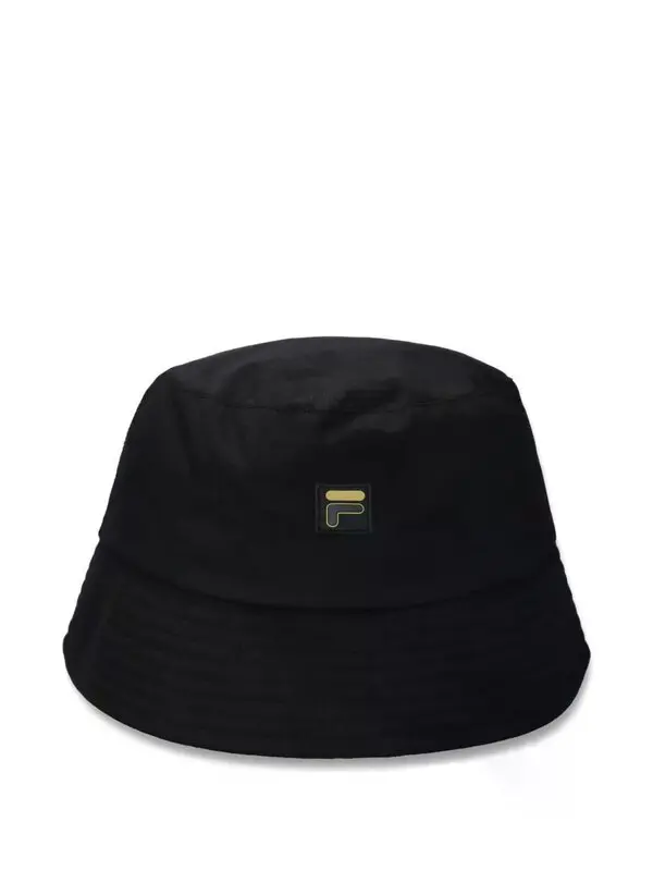 FILA Oath Logo-patch Bucket Hat - Black