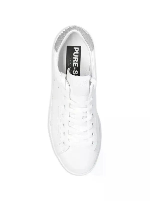 GOLDEN GOOSE Pure Glitter Detail Sneakers - White