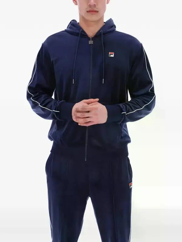 FILA Italo Velour-piping Hoodie