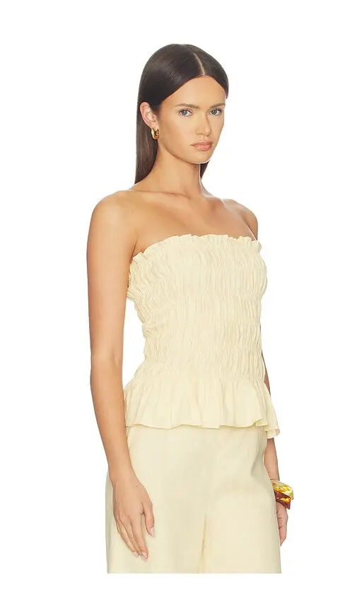 Faithfull The Brand Tiera Top In Cream