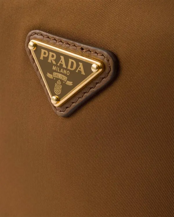 Prada Chérie Re-nylon Mini-bag - Brandy
