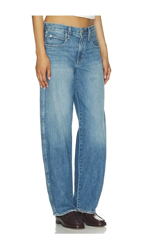 AMO Tatum Barrel Jeans In Blue