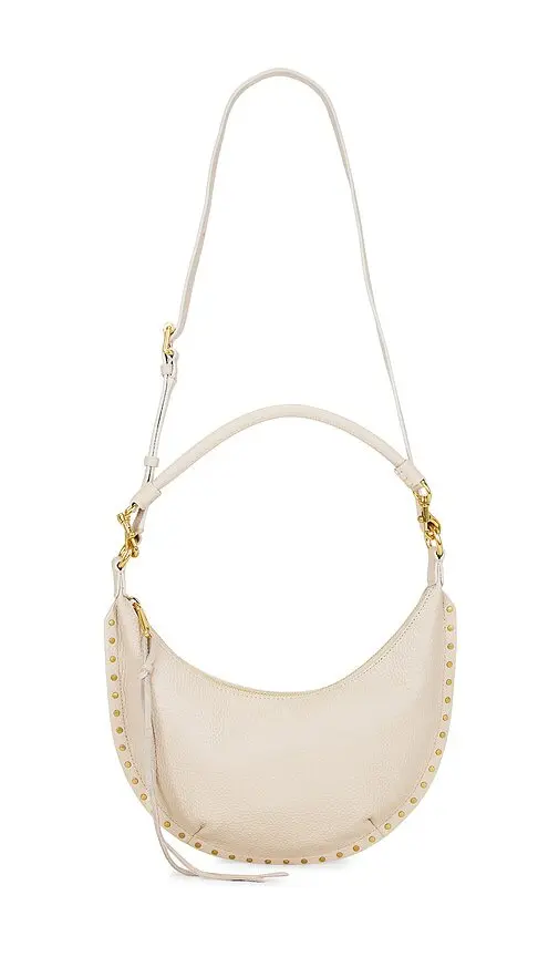 Rebecca Minkoff Darren Crescent Shoulder Bag - Stone