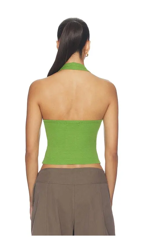 Eterne Halterneck Cropped Top