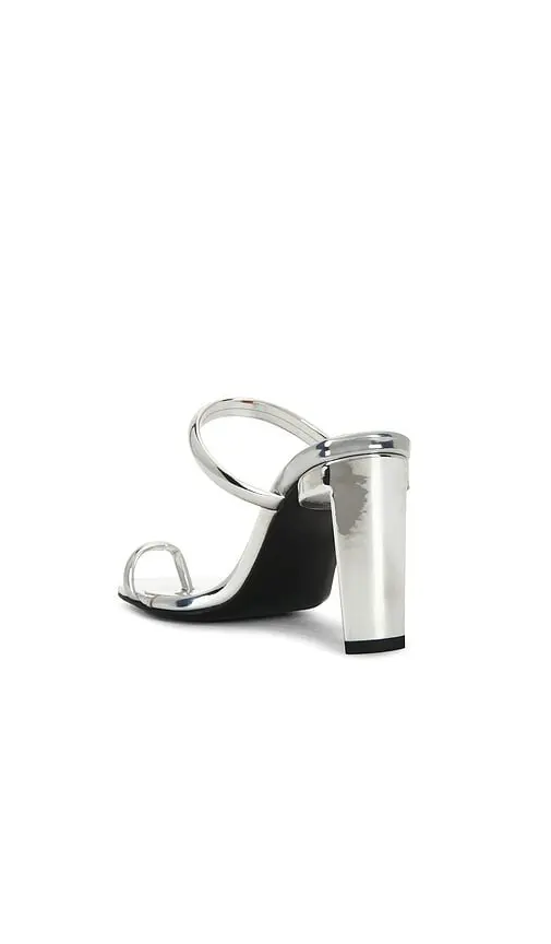 SIMONMILLER Pipe Heel In Metallic