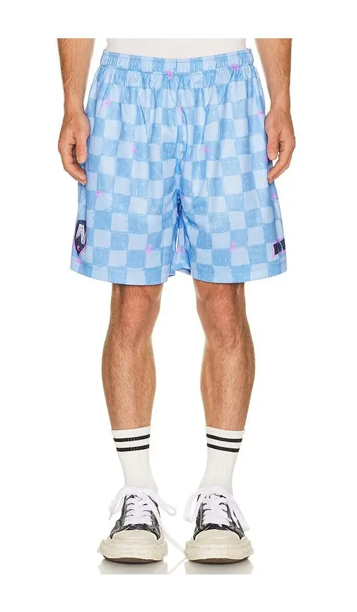 NAHMIAS Scribble Check Soccer Short