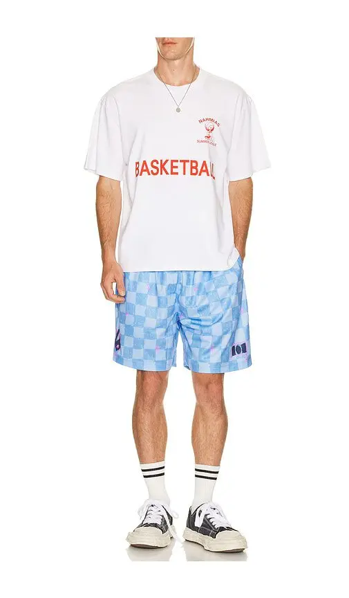 NAHMIAS Scribble Check Soccer Short