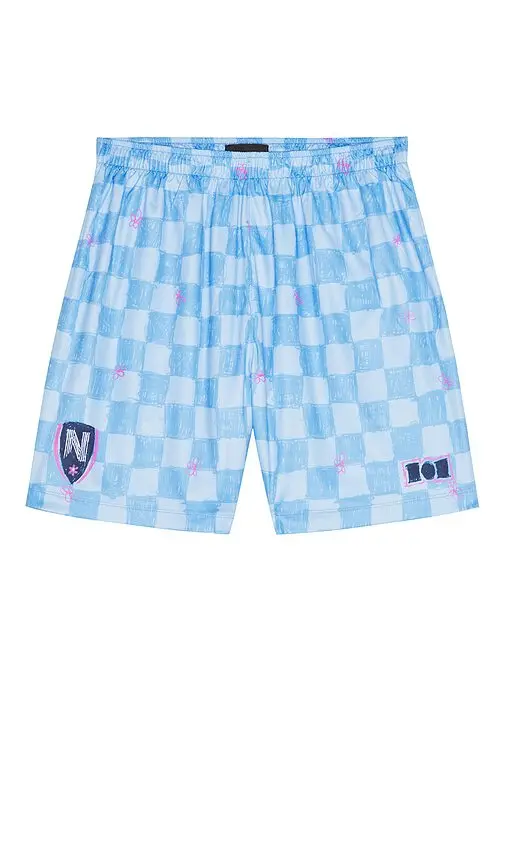 NAHMIAS Scribble Check Soccer Short