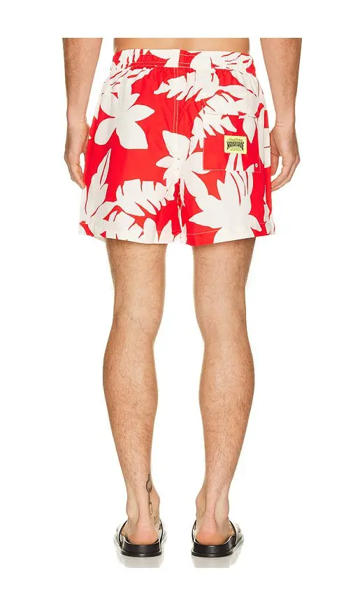 DUVIN DESIGN X Jimmy Buffett's Margaritaville Beach Club Swim Short - Red